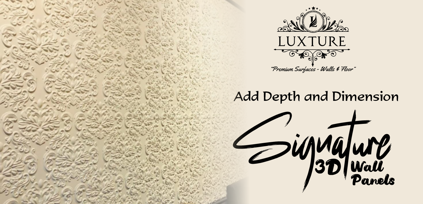 Add Depth and Dimension Signature 3D Wall Panels b - Luxture