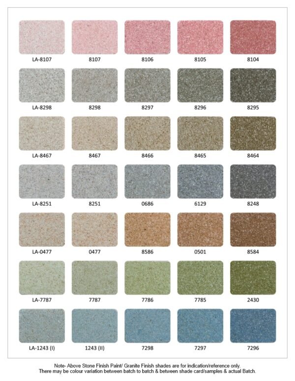 Stone Finish Shades - Luxture