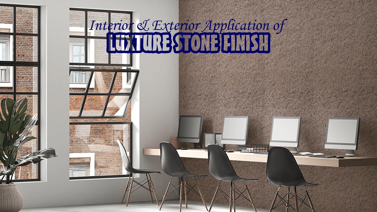 Interior & Exterior Applications of Luxture Stone Finish